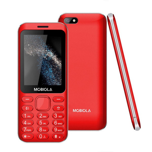TELEFON GSM MOBIOLA MB3200i 2G CZERWONY TELEFON KLASYCZNY DLA SENIORA ...