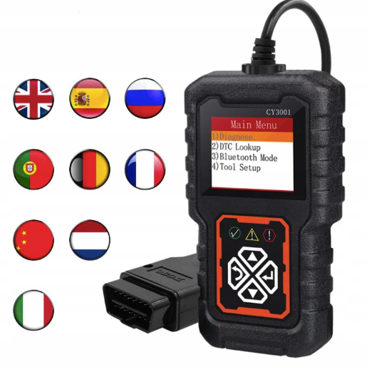Skaner kodów OBD2 do samochodów CY3001 2024 blikshop | Taniey.PL