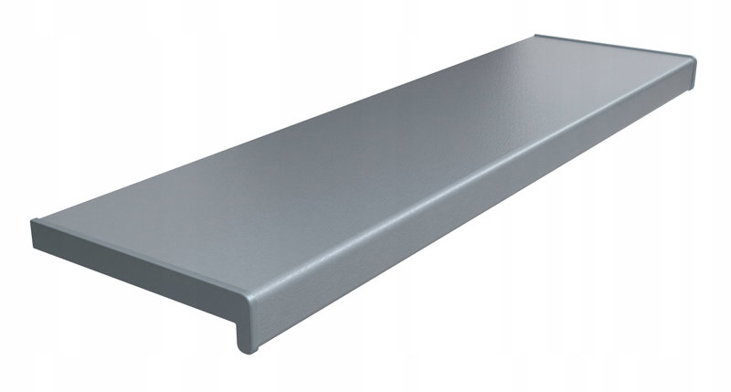 PARAPET PCV KOMOROWY SREBRNY głębokość 50 cm | Taniey.PL