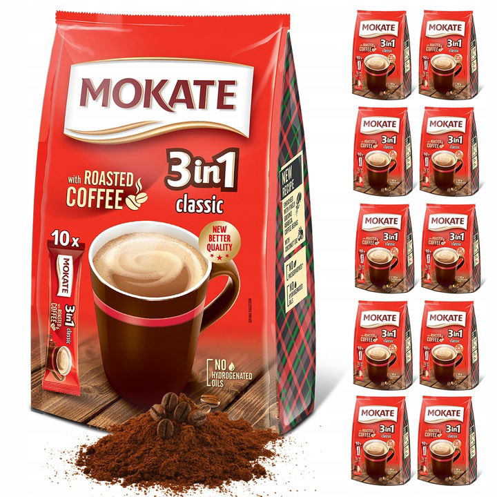 Napój Kawowy 3w1 Classic Mokate Mix Kawowy Instant 10 saszetek | Taniey.PL